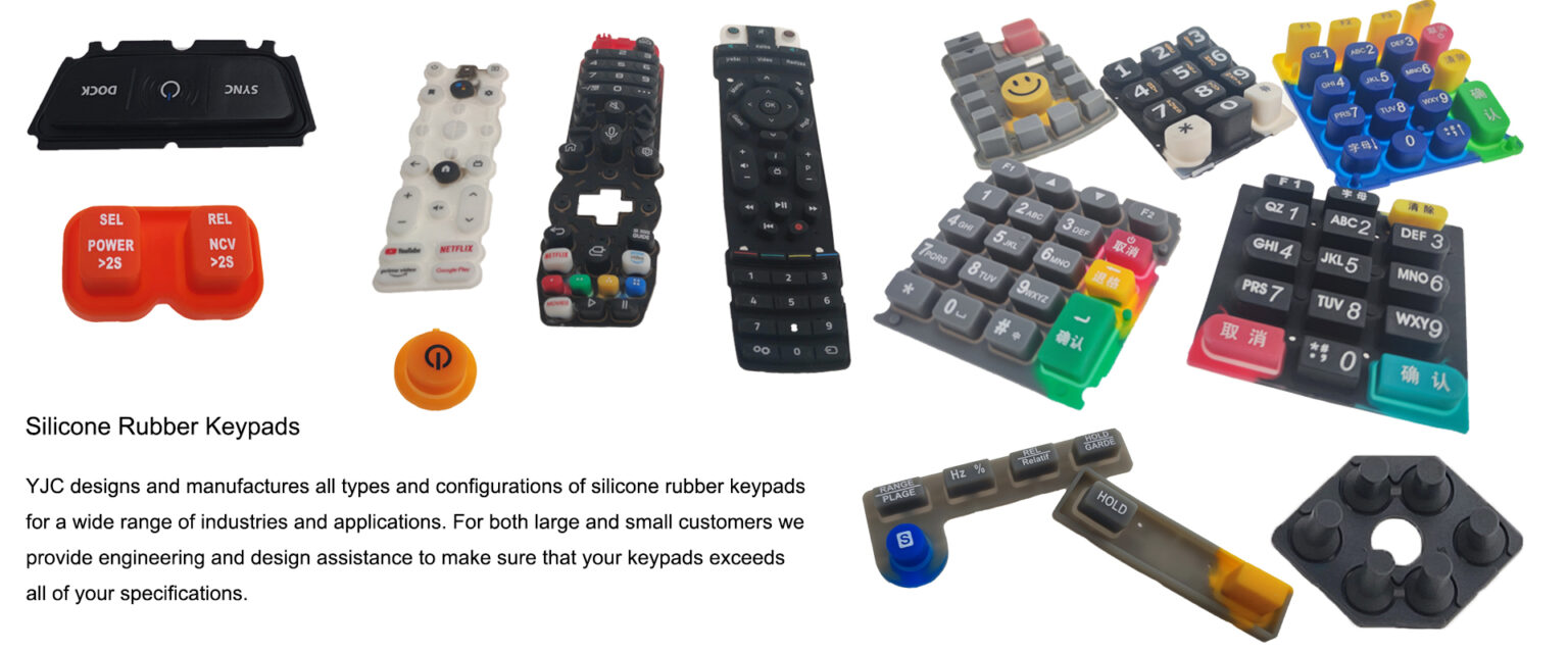 Silicone Rubber Remote Control Keyboard