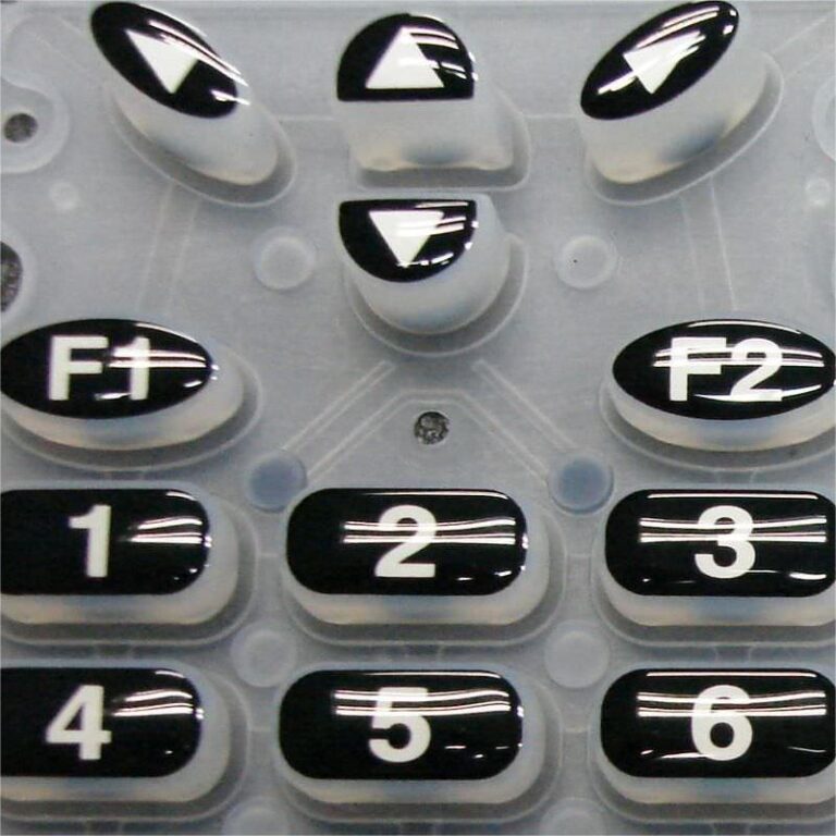 Custom Silicone Rubber Epoxy Coating Keypads