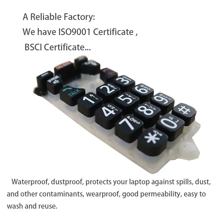 Silicone Rubber Remote Control Keyboard